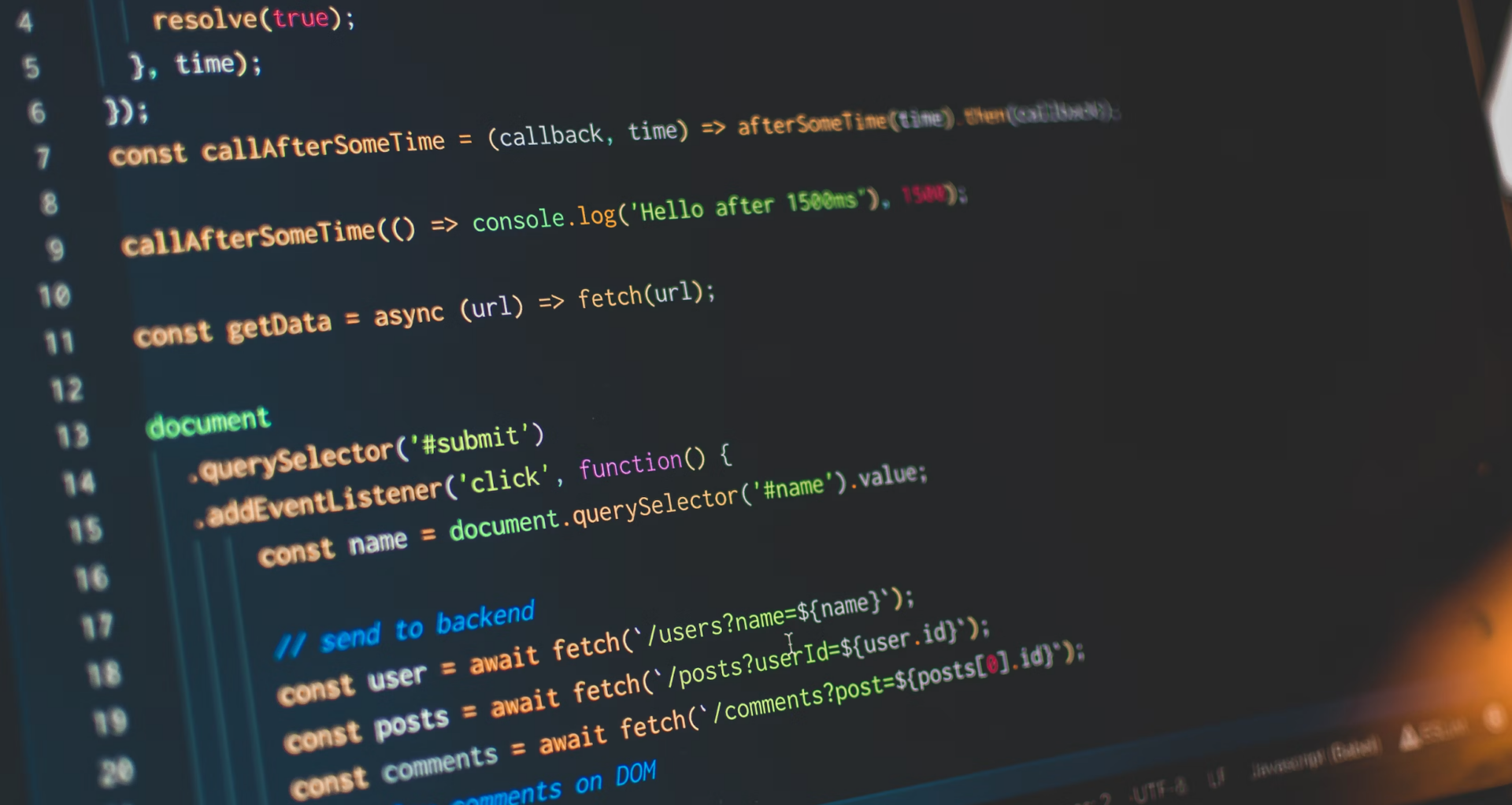Concepts of JavaScript Front-End Development